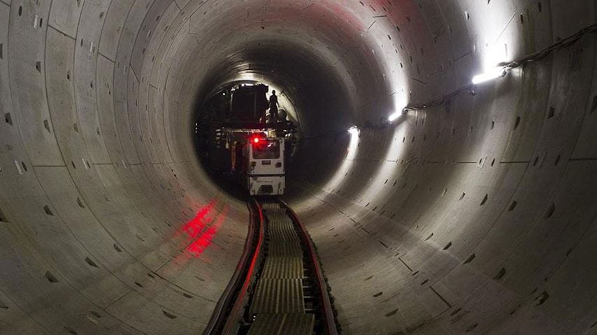 North/South line running tunnel city centre | TEC Tunnel